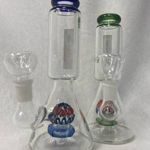 7″ Beaker Base Confetti Cake Perc Waterpipe - The Vault Modern Smoke ...